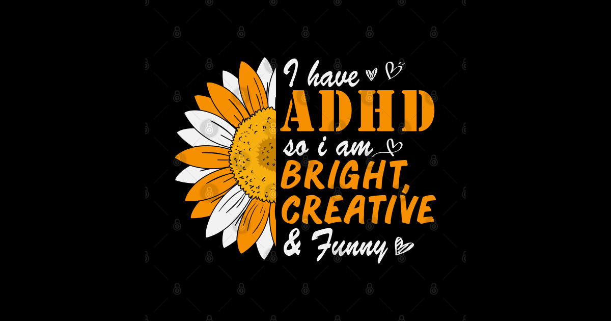 ADHD Quote - Adhd Quote - Sticker | TeePublic