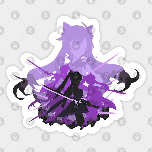 Keqing Genshin Impact - Keqing - Sticker | TeePublic