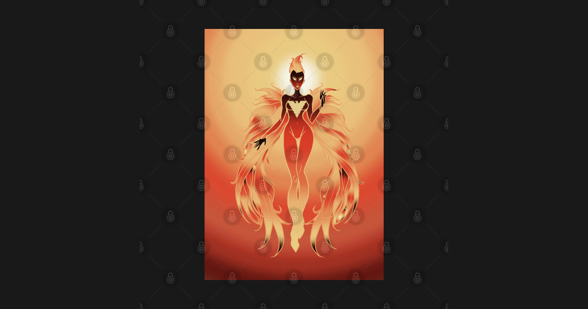 Reborn - X Men Dark Phoenix Jean Psychic Fire - T-Shirt | TeePublic