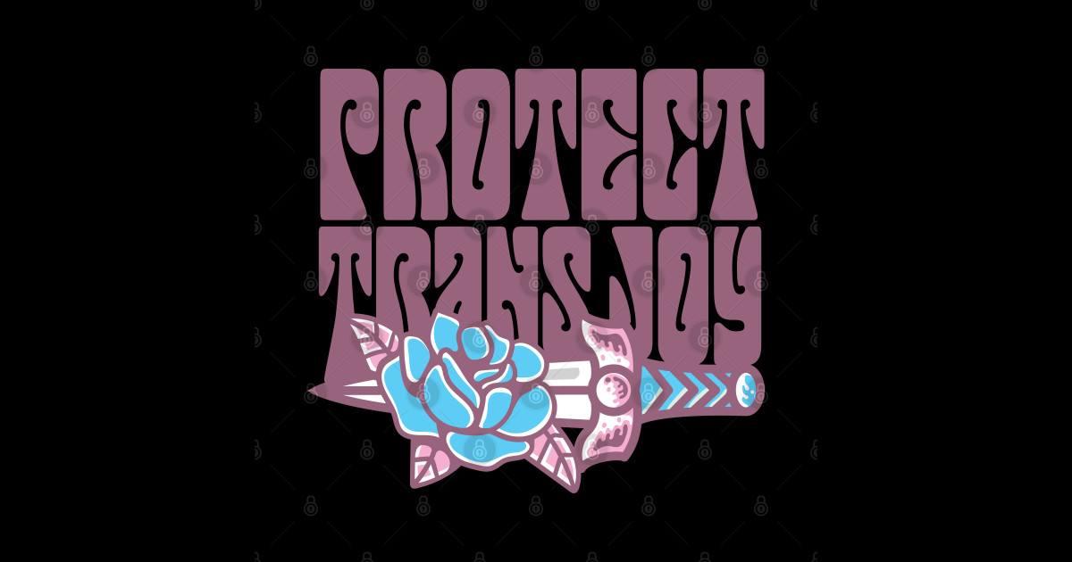 Protect Trans Joy - flower dagger tattoo - Protect Trans Rights ...