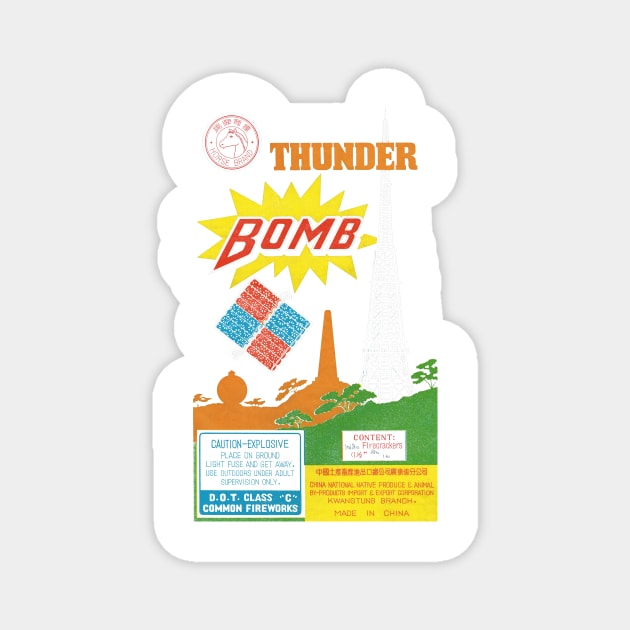 Thunder Bomb - Fireworks - Magnet | TeePublic