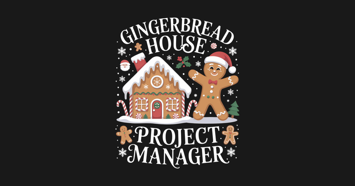 Gingerbread House Project Manager Decorating Baking Xmas - Baking Xmas ...