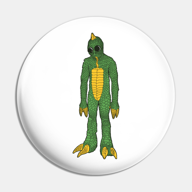 Sleestak full body - Sleestak - Pin | TeePublic