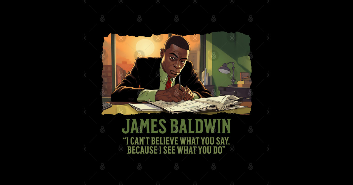 James Baldwin - Black History Icon - Black History - Sticker | TeePublic