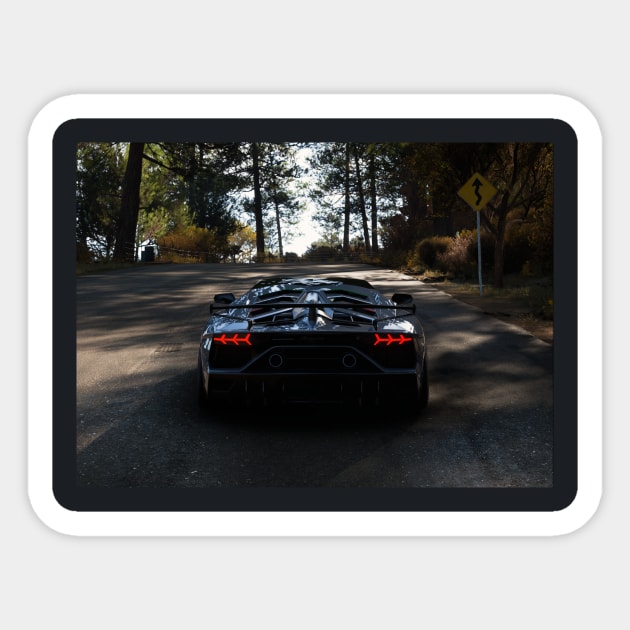 Lamborghini Aventador SVJ - Lamborghini Aventador - Sticker | TeePublic