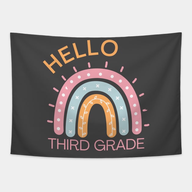 Hello Third Grade Boho Rainbow Back to School - Hello Third Grade ...