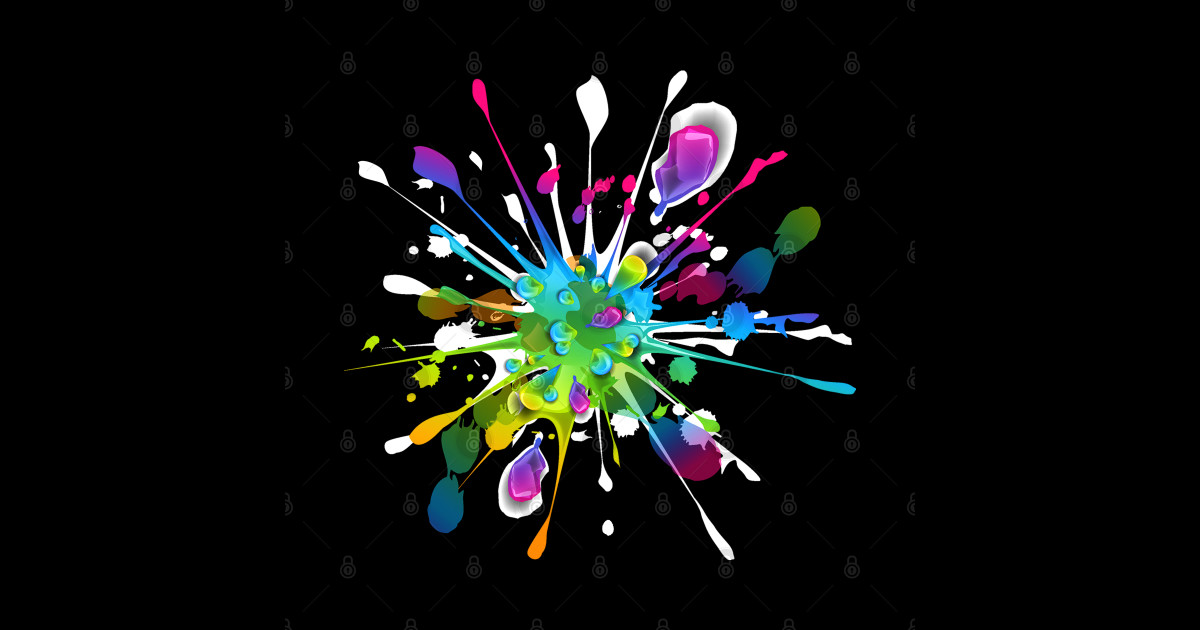 Splash Color - Colorful Splash - Posters and Art Prints | TeePublic