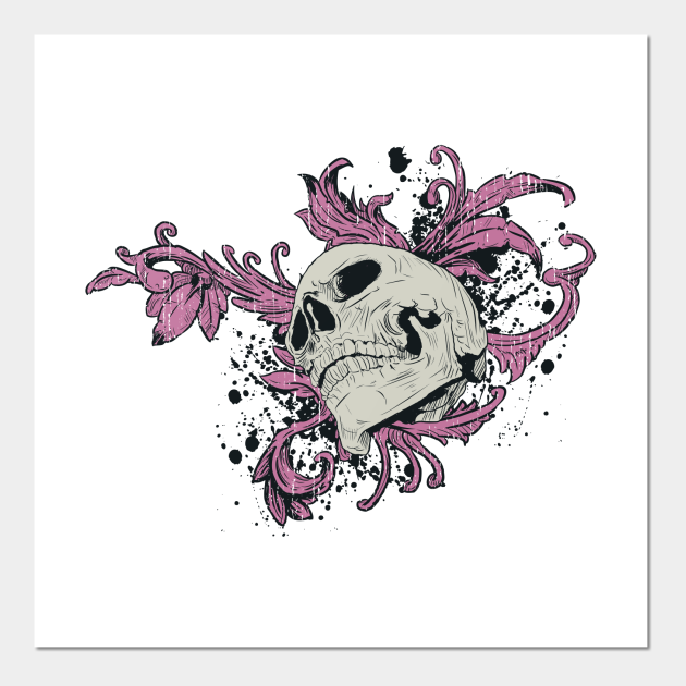 Dead Flower - Grunge - Posters and Art Prints | TeePublic