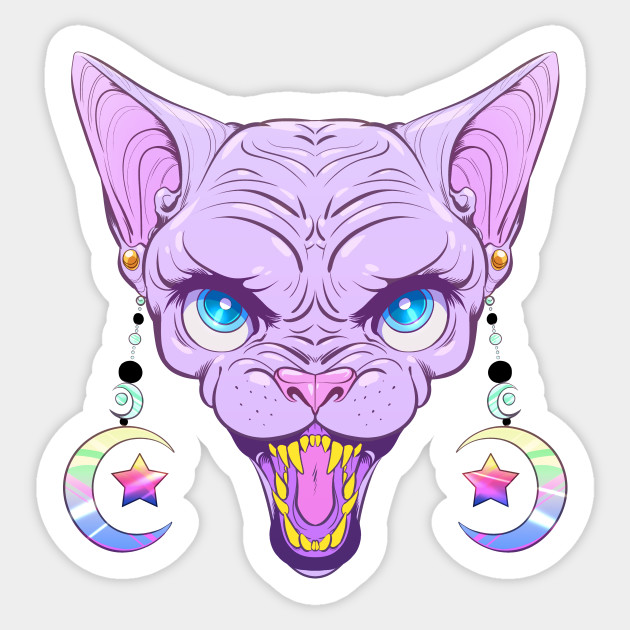 CatS - Pastel Goth - Sticker | TeePublic