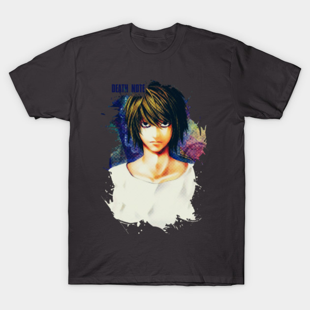 L death note - White - T-Shirt | TeePublic