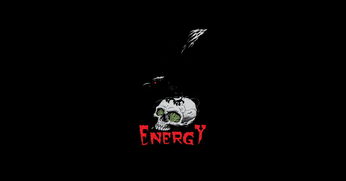 Energy Raven - Energy - Pin | TeePublic