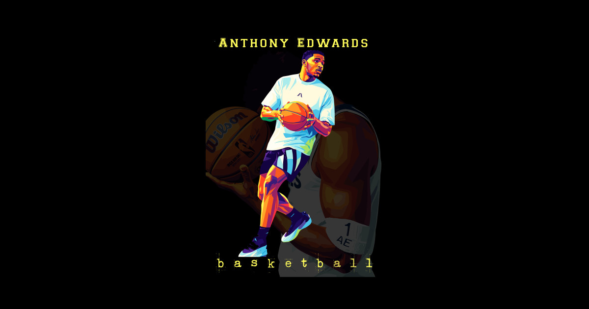 Anthony Edwards-basketball - Anthony Edwards Minnesota Timberwolves ...