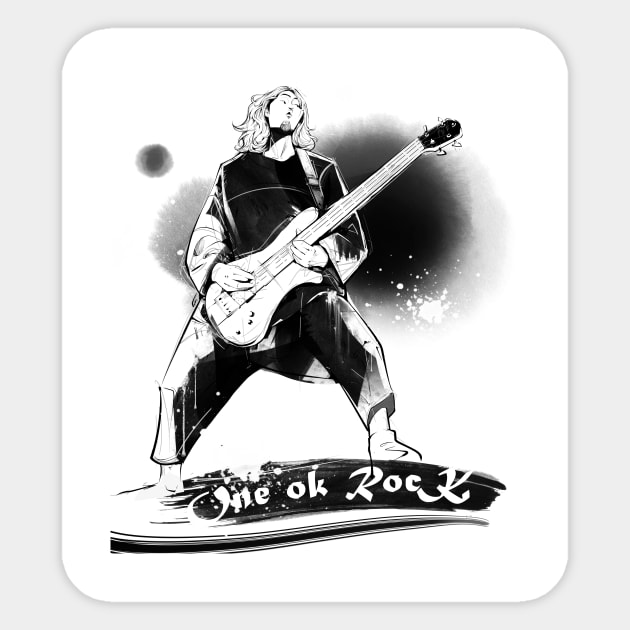 oneokRock Bass Player - Oneokrock Bass Playerrock - Sticker | TeePublic