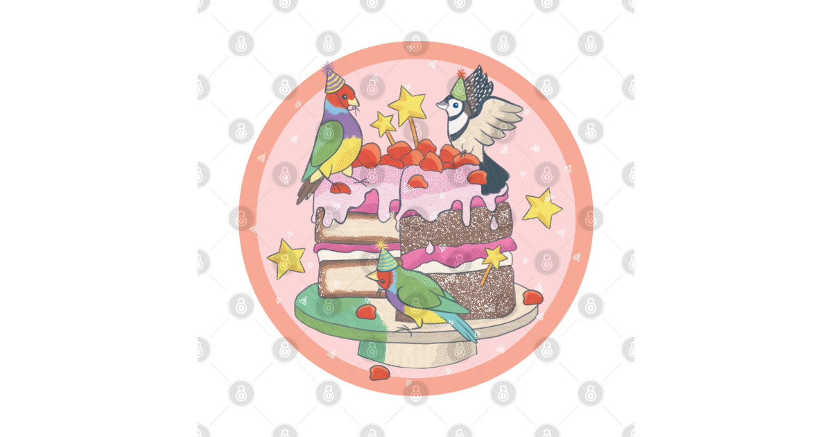 A pair of cute Gouldian Finches and a Double Barred Finch eating a ...