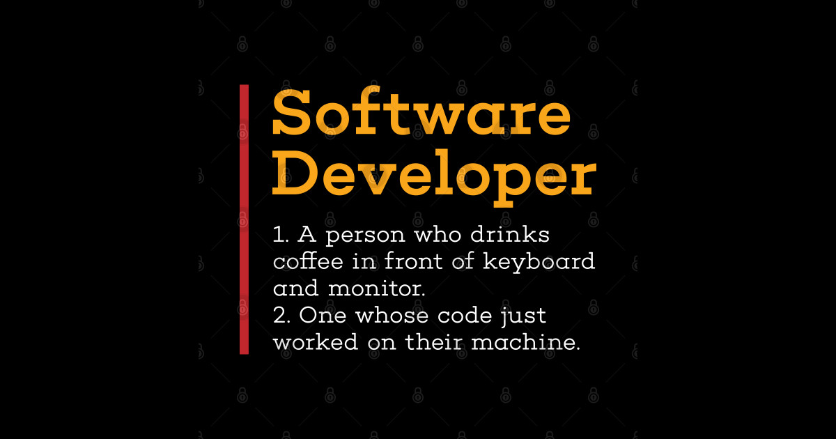 SOFTWARE DEVELOPER - Software Developer - Sticker | TeePublic
