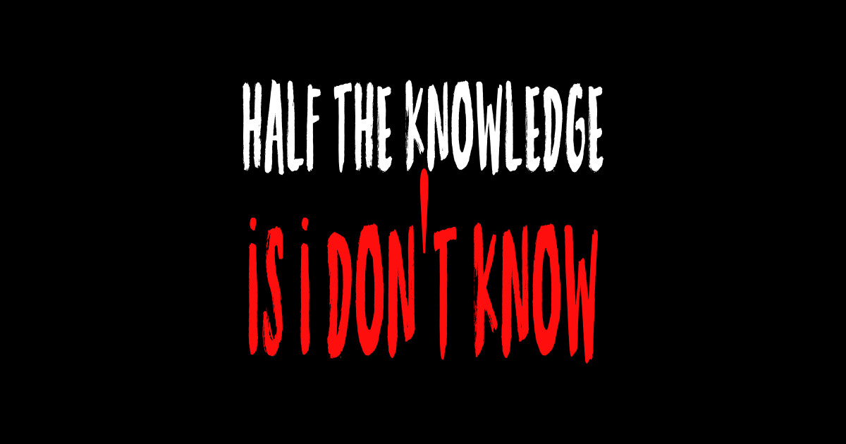 Knowledge - Knowledge - Sticker | TeePublic