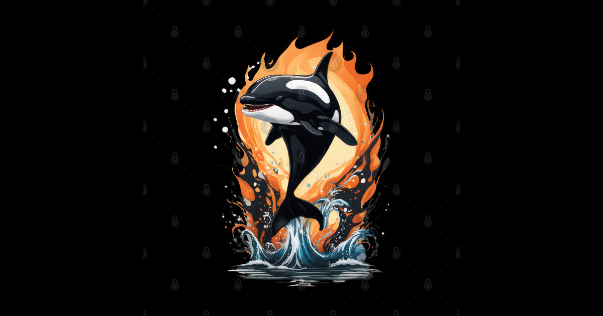 Orca Killer Whale - Orca - Posters and Art Prints | TeePublic