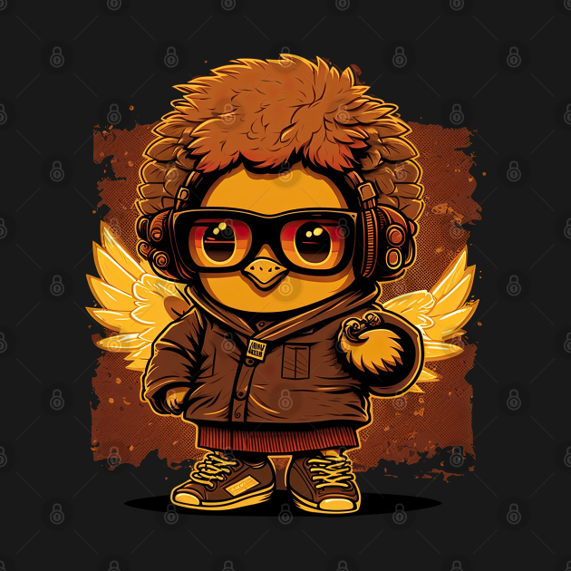 Chicken Rapper - Chicken - T-Shirt | TeePublic