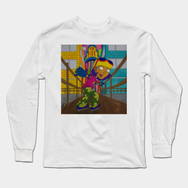 Rocket Power Reggie Rocket - Nickelodeon - Long Sleeve T-Shirt | TeePublic