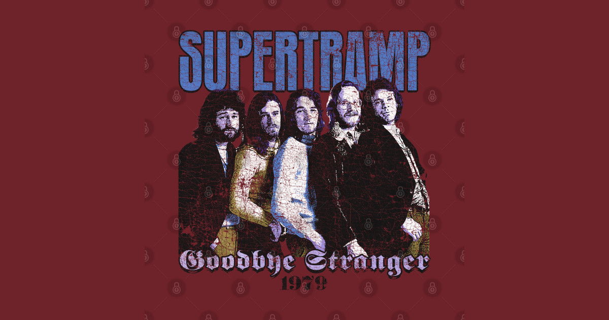 Supertramp Goodbye Stranger 1979 Vintage Crack - Supertramp - T-Shirt ...