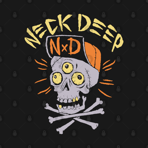 Vintage Neck Deep band Poster - Neck Deep Band - T-Shirt | TeePublic