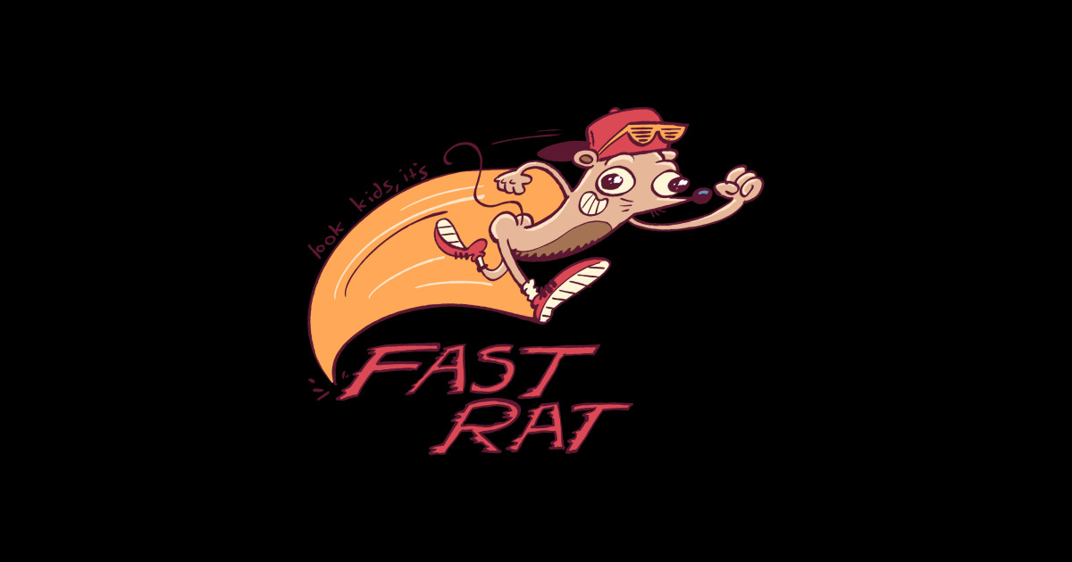 FAST RAT - The Other End Comics - Sticker | TeePublic