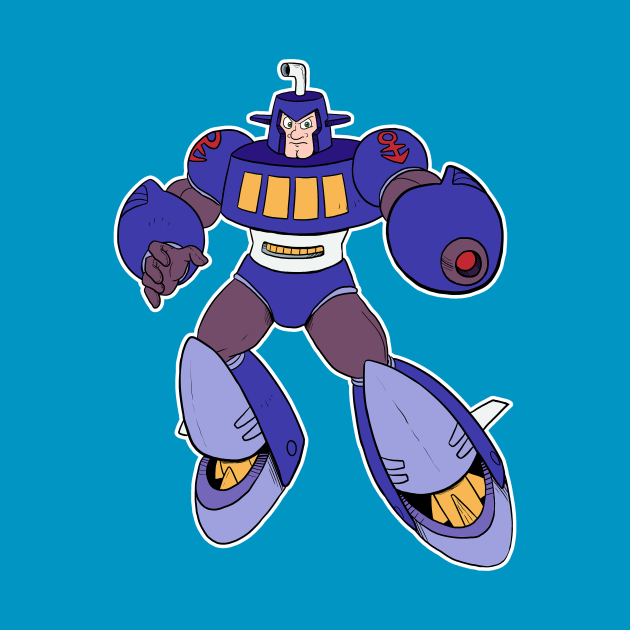RUBY SPEARS DIVE MAN - Mega Man - Mug | TeePublic
