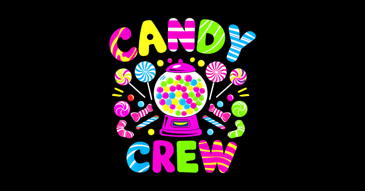 Halloween Candy Crew Candy Candy Land - Halloween Candy Crew - Posters ...