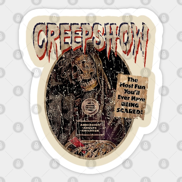VINTAGE CREEPSHOW MOVIE 80S - Vintage - Sticker | TeePublic