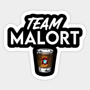 Team Malort Funny Alcohol Liquor Stickers for Sale | TeePublic