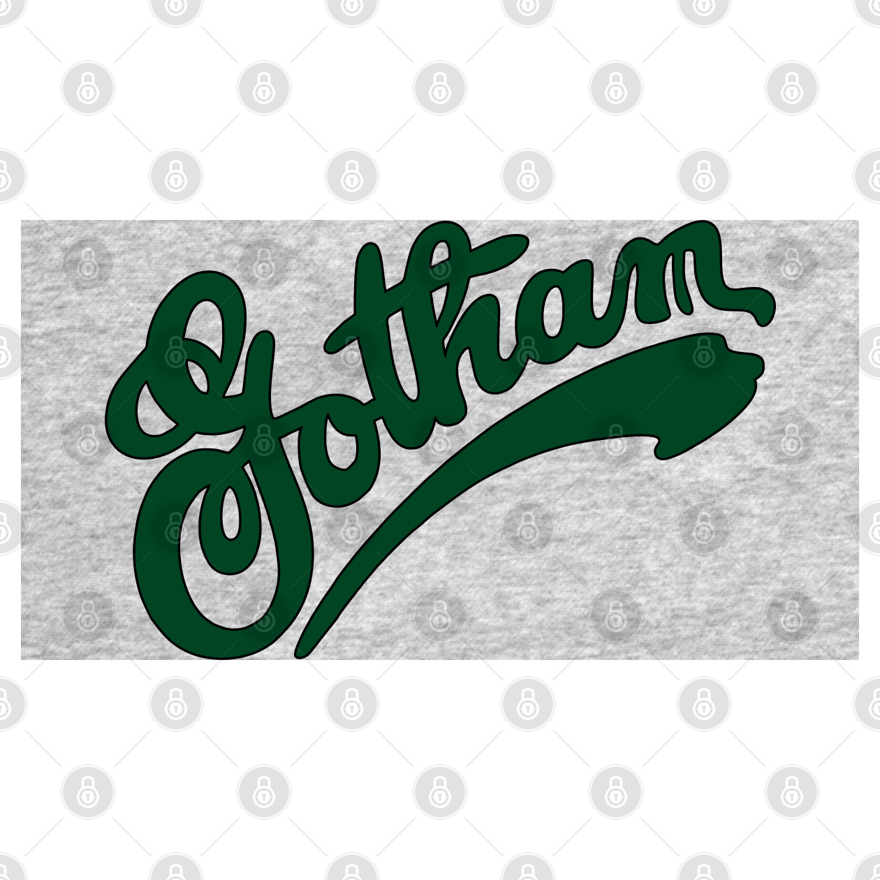 Gotham Sleek Script Logo with Panther Underscore - Gotham Sleek Script ...