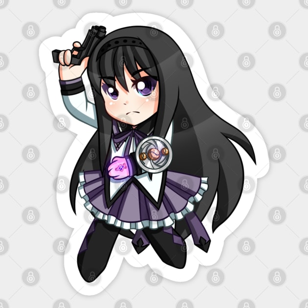 Homura Akemi - Madoka Kaname - Sticker | TeePublic