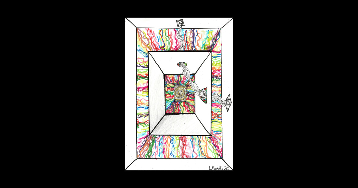 Looping - Perspective - Sticker | TeePublic