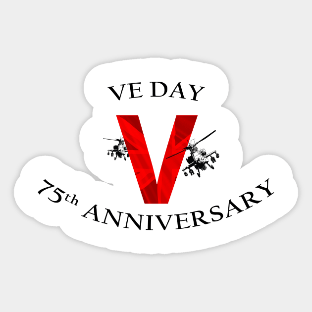 VE Day Art Board Print - Ve - Sticker | TeePublic