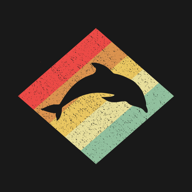 Retro Vintage 80s Dolphin Gift For Dolphin Lovers - Dolphin - T-Shirt ...