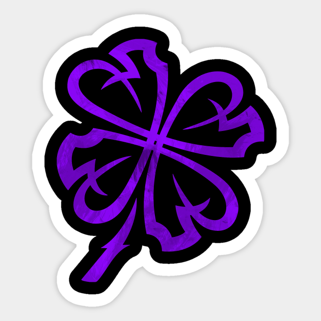 Luck Purple - Luck - Sticker | TeePublic