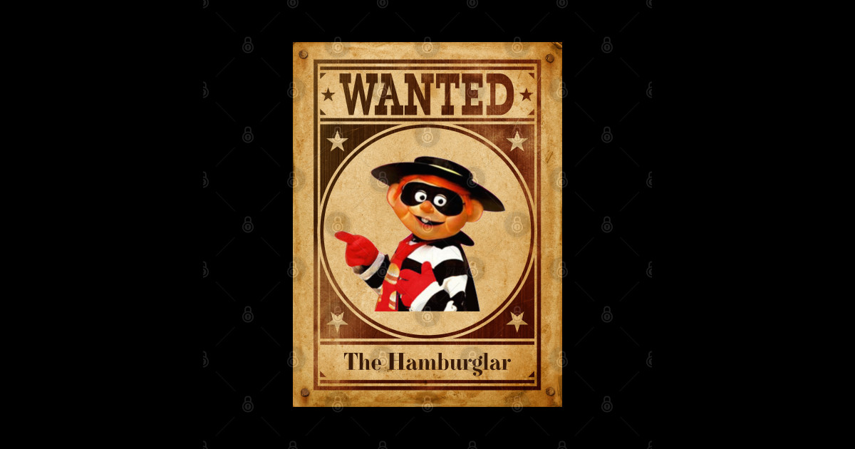 Hamburglar - Hamburglar - Sticker | TeePublic