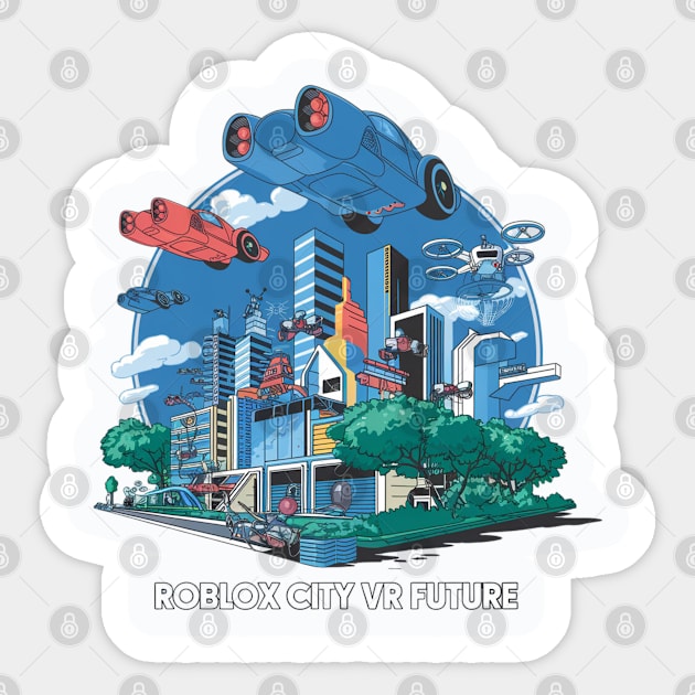 Roblox City - Kids - Roblox - Sticker | TeePublic