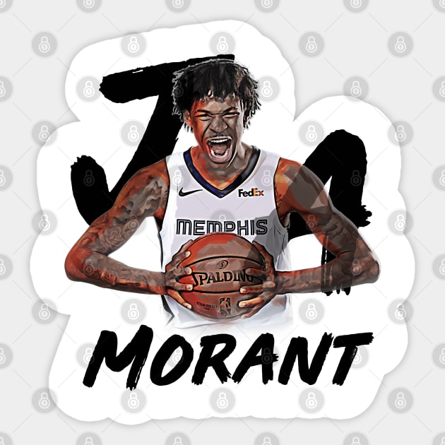 JA Morant - Ja Morant - Sticker | TeePublic
