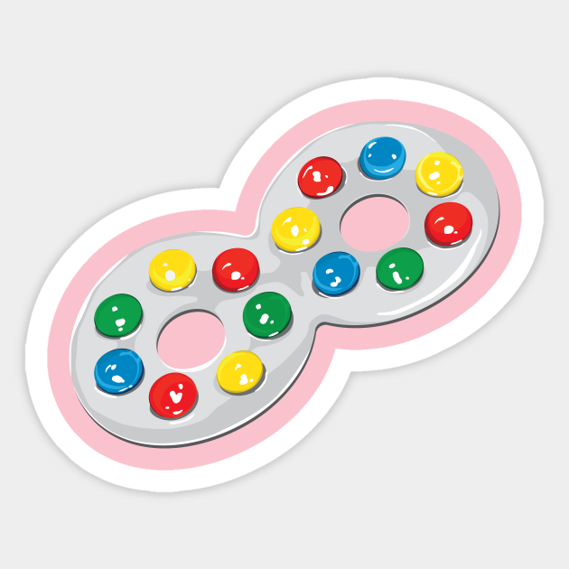 Eyeglass candy - Childhood Candy - Sticker | TeePublic