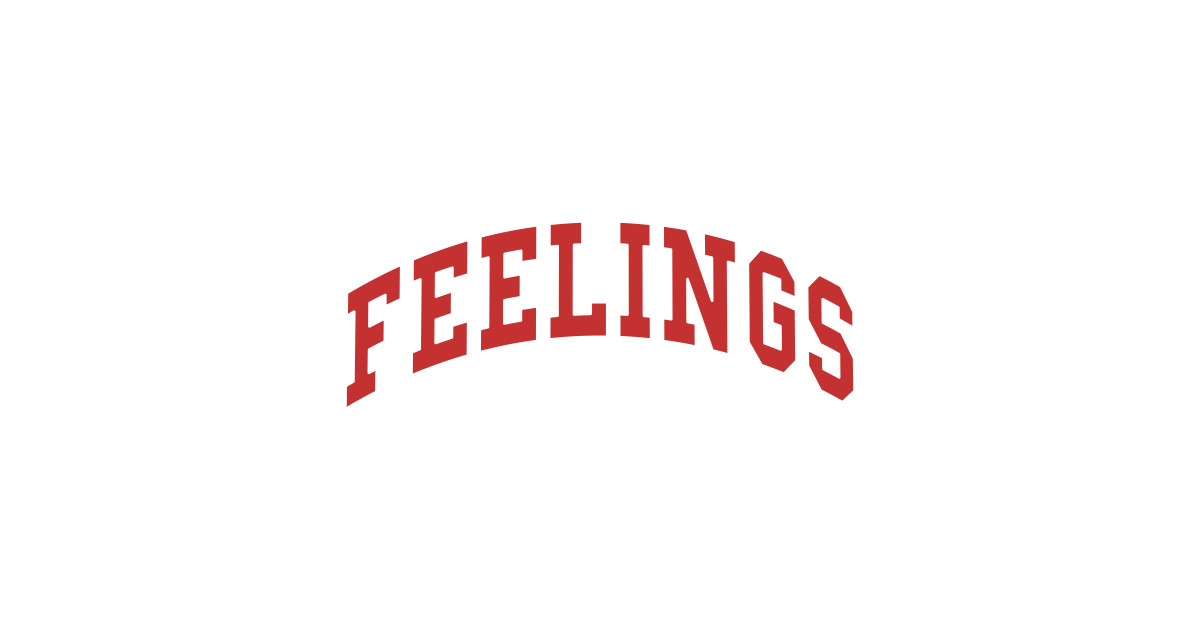 Feelings - red - Feelings - T-Shirt | TeePublic