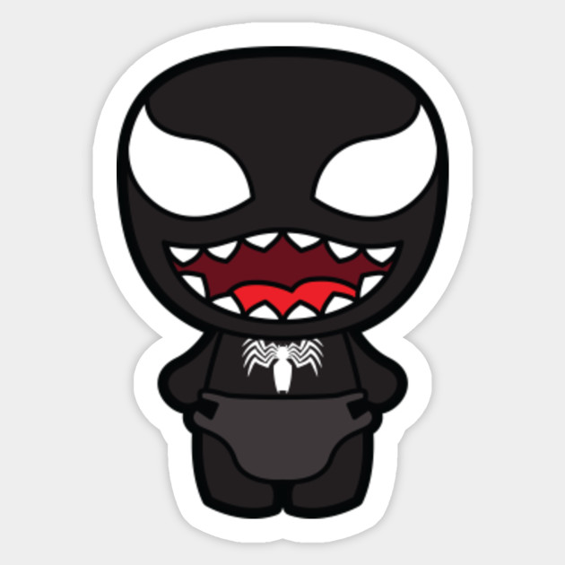Baby Venom Tooniefied - Venom - Sticker | TeePublic