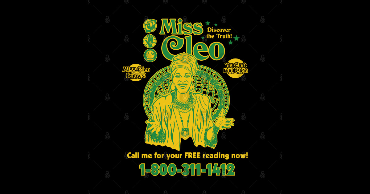 Miss Cleo - Miss Cleo - Sticker | TeePublic
