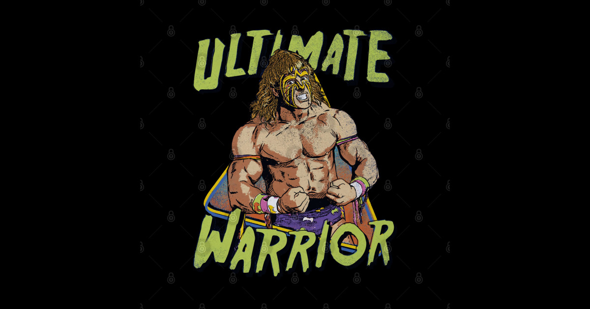 Ultimate Warrior Pop Flex - Ultimate Warrior - Sticker | TeePublic