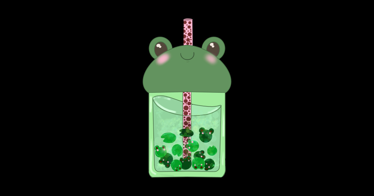 Frog Boba - Frog Boba - Sticker | TeePublic