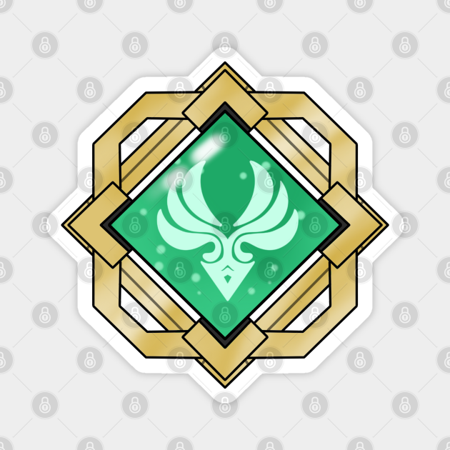 Liyue Anemo Vision - Genshin Impact - Magnet | TeePublic