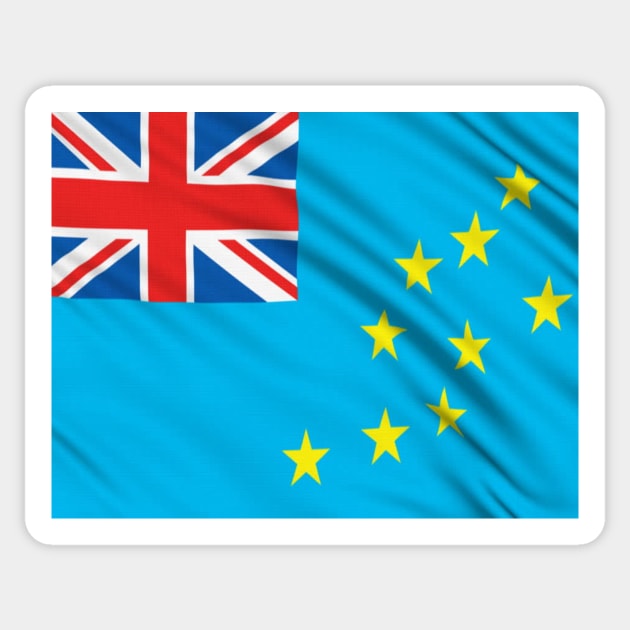 Tuvalu Flag - Tuvalu - Sticker | TeePublic