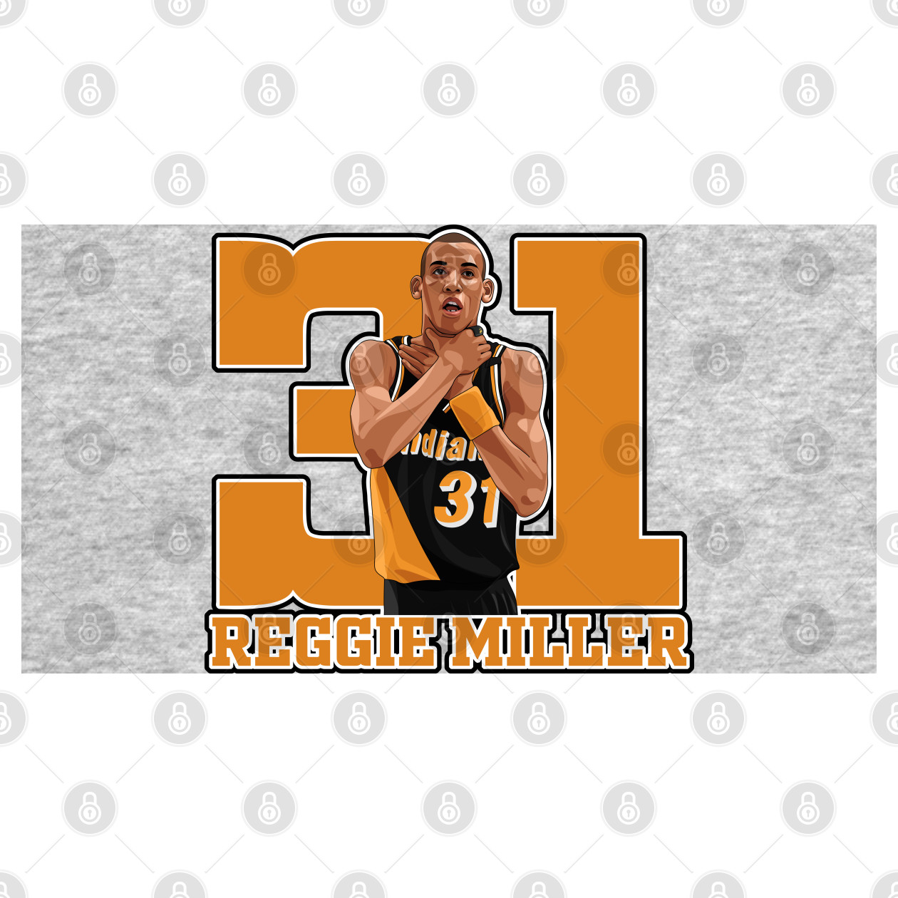 Reggie Miller Choke Sign - Reggie Miller Choke Sign - Hoodie | TeePublic
