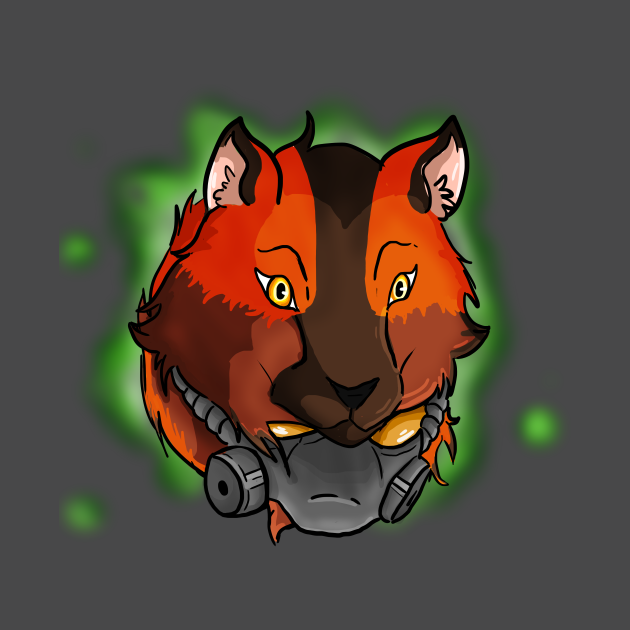 Toxic wolf - Gaming - T-Shirt | TeePublic