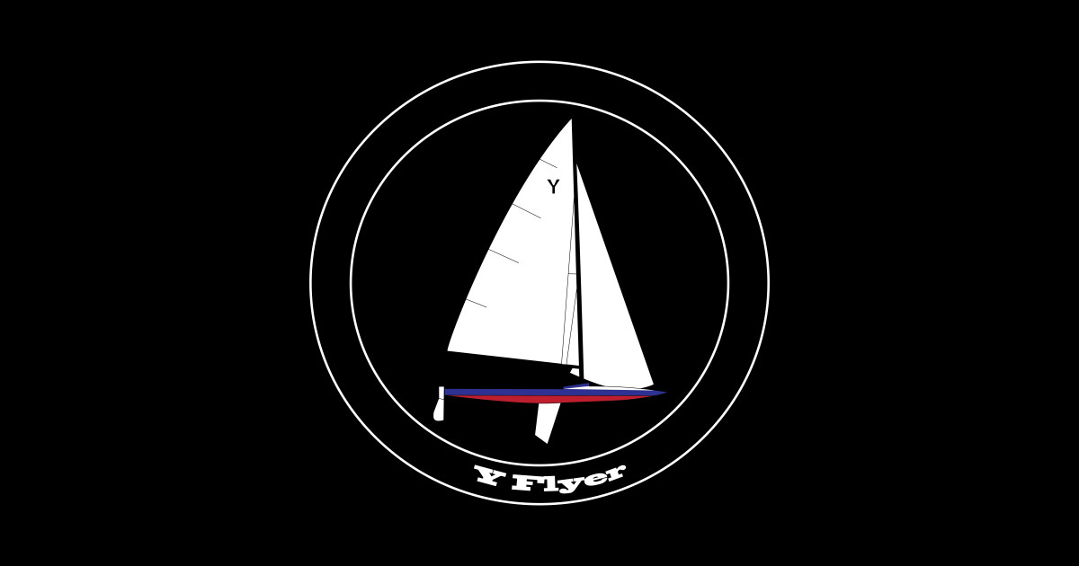 Y Flyer Sailboat - Y Flyer Sailboat - Sticker | TeePublic
